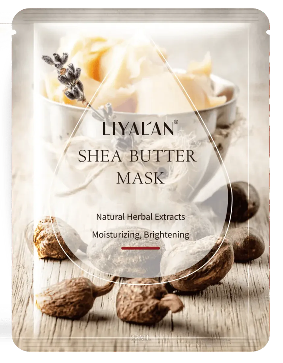 Liyalán Shea Butter Sheet Mask | Ansiktsmaske - NaturalBeauty.no